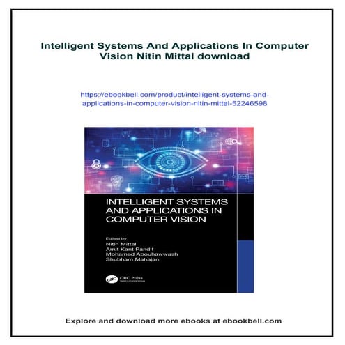 Intelligent Systems And Applications In Computer Vision Nitin Mittal | PDF