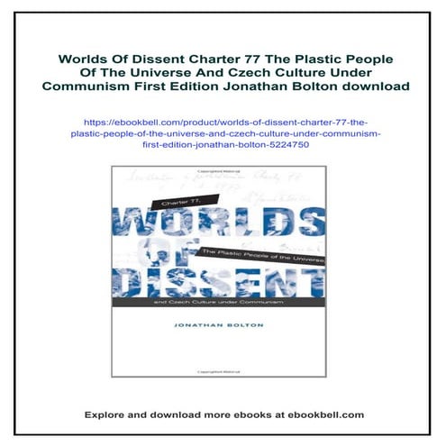 Worlds Of Dissent Charter 77 The Plastic People Of The Universe And ...