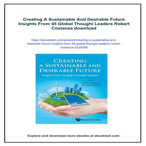 Creating A Sustainable And Desirable Future Insights From 45 Global ...