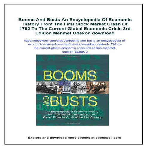 Booms And Busts An Encyclopedia Of Economic History From The First ...