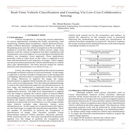 Real-Time Vehicle Classification and Counting Via Low-Cost ...