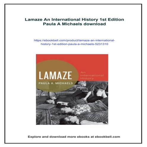 Lamaze An International History 1st Edition Paula A Michaels | PDF