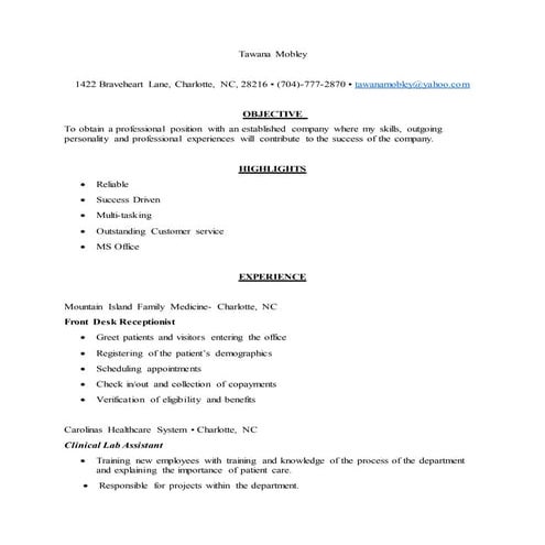 Jami Resume | DOCX