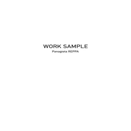 Work Sample_Panagiota REPPA | PDF