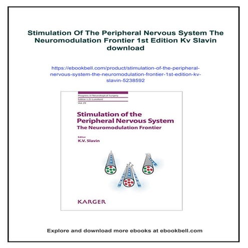 Stimulation Of The Peripheral Nervous System The Neuromodulation ...