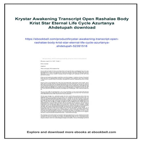 Krystar Awakening Transcript Open Rashalae Body Krist Star Eternal Life Cycle Azurtanya ...