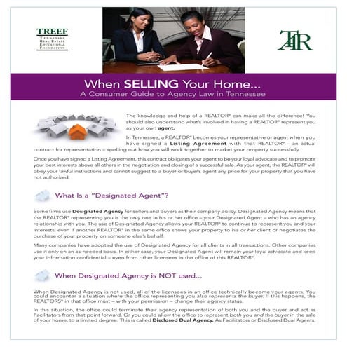 Seller Agency Explained | PDF