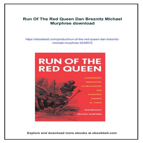 Run Of The Red Queen Dan Breznitz Michael Murphree | PDF