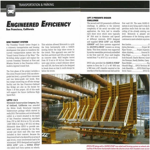 EFCO forms Article | PDF