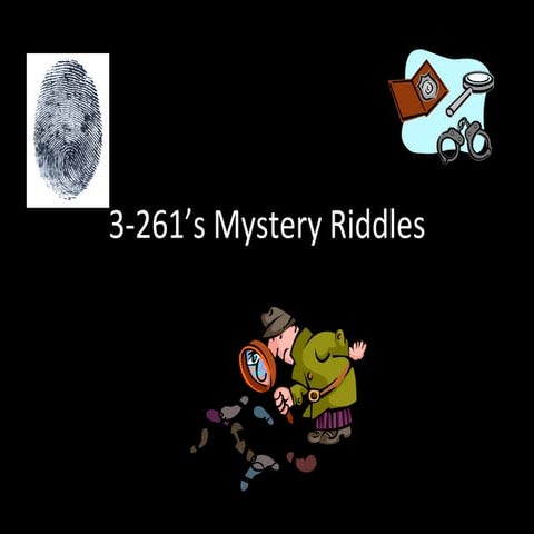 261 mystery riddles | PPT | Reptiles | Pets