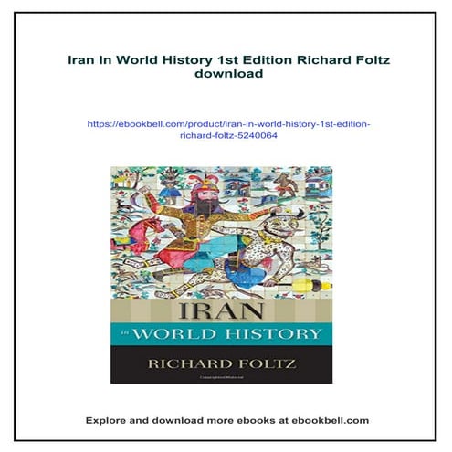 Iran In World History 1st Edition Richard Foltz | PDF