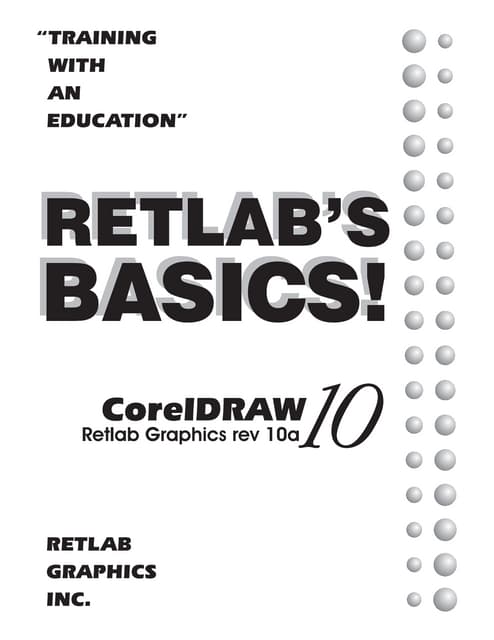 Corel draw 12 notes | PDF | Drawing and Sketching | Arts and Crafts