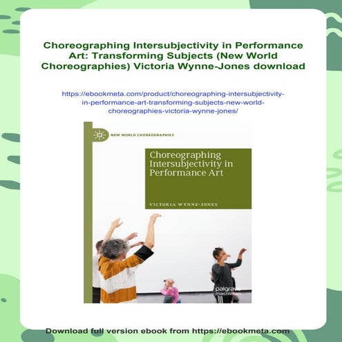 Choreographing Intersubjectivity in Performance Art: Transforming ...