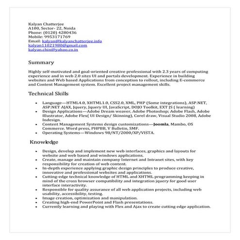 kalyan-resume | PDF