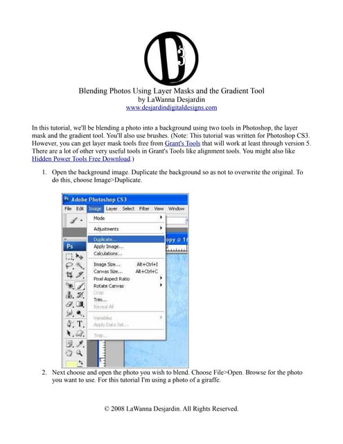 Basic exercises for photoshop | DOCX