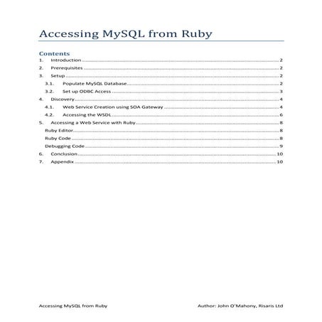Accessing_MySQL_from_Ruby | PDF