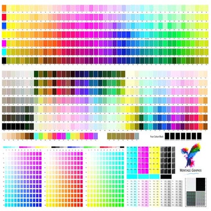 Montage Colour Chart-CMYK | PPT