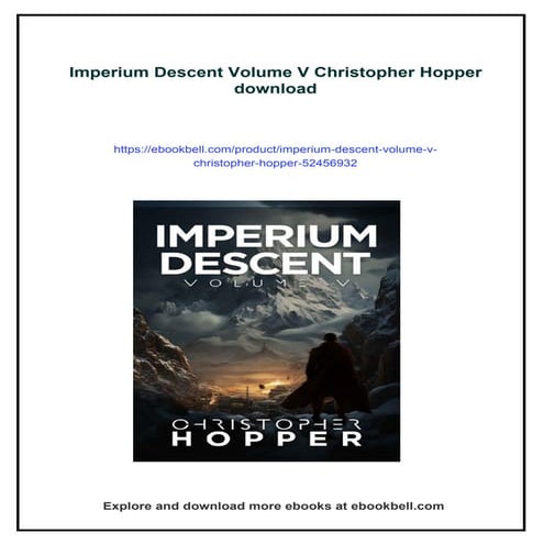 Imperium Descent Volume V Christopher Hopper | PDF