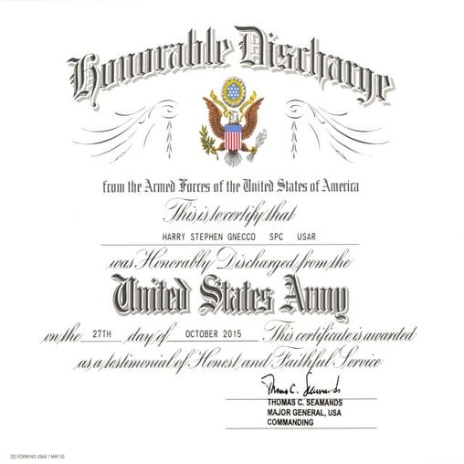 Honorable Discharge | PDF