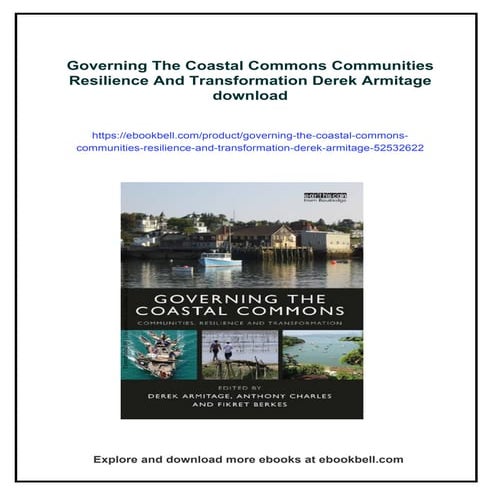 Governing The Coastal Commons Communities Resilience And Transformation ...