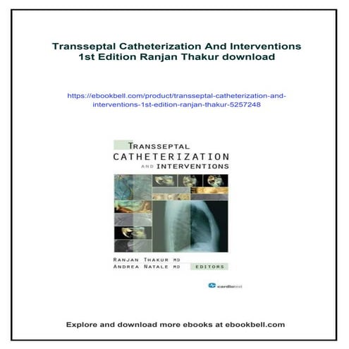Transseptal Catheterization And Interventions 1st Edition Ranjan Thakur ...