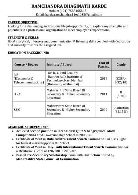 Prithvi resume | DOCX