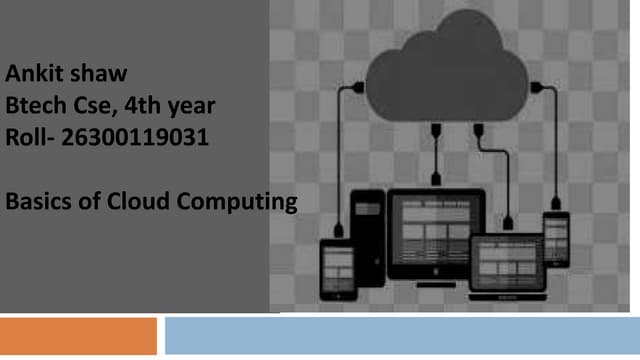 CLOUD COMPUTING SERVICES - Cloud Reference Modal | PPTX