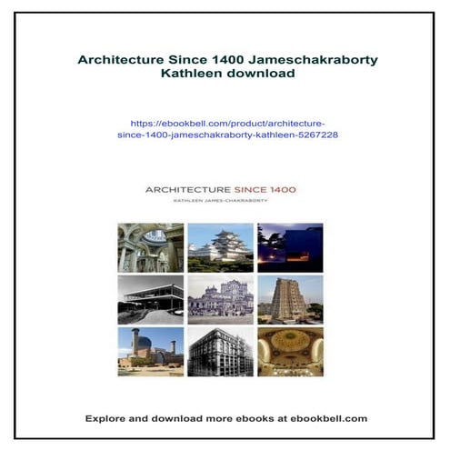 Architecture Since 1400 Jameschakraborty Kathleen | PDF