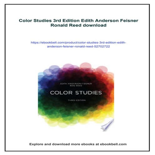 Color Studies 3rd Edition Edith Anderson Feisner Ronald Reed | PDF