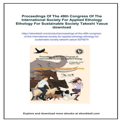 Applied Ethology Addressing Future Challenges In Animal Agriculture ...