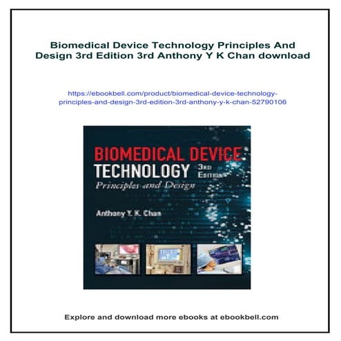 Biomedical Device Technology Principles And Design 3rd Edition 3rd ...