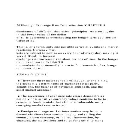 263Foreign Exchange Rate Determination CHAPTER 9 dominanc.docx