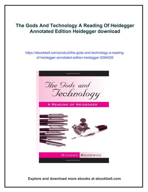 The Question Concerning Technology | PPT