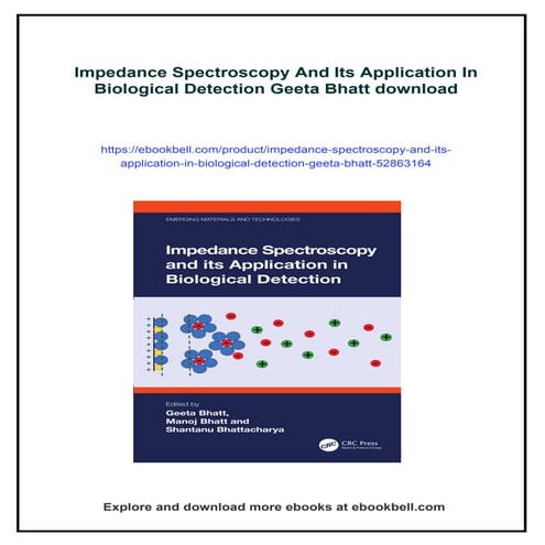 Impedance Spectroscopy And Its Application In Biological Detection ...