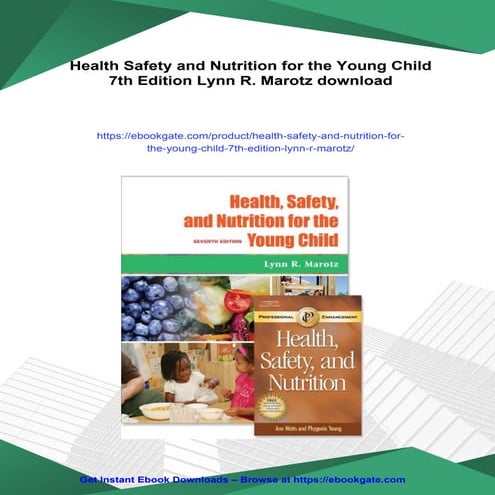 Health Safety and Nutrition for the Young Child 7th Edition Lynn R ...