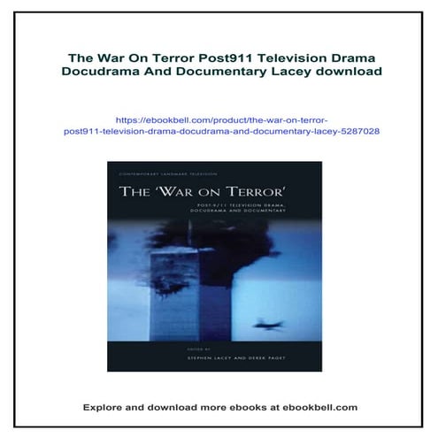 The War On Terror Post911 Television Drama Docudrama And Documentary ...