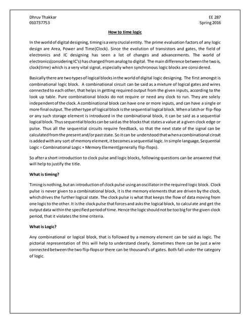 Report on Sequential circuit by Appiah Kubi Bright | PDF | Programming ...