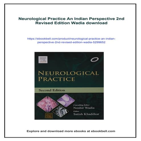 Neurological Practice An Indian Perspective 2nd Revised Edition Wadia | PDF