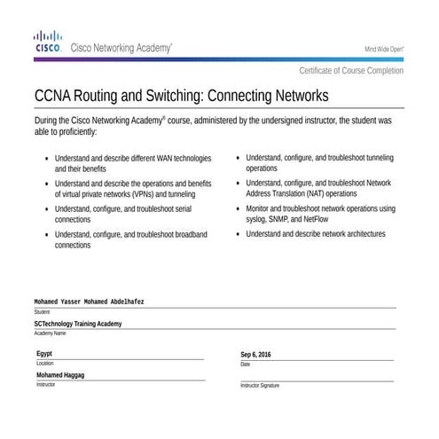 CCNA R&S Connecting Networks | PPT