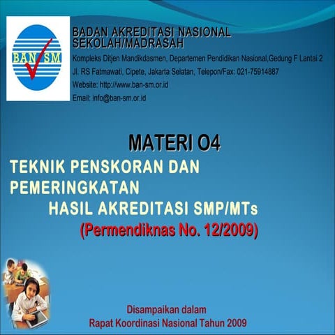 Teknik Skoring Manual-SMP RUBRIK PENILAIAN.ppt