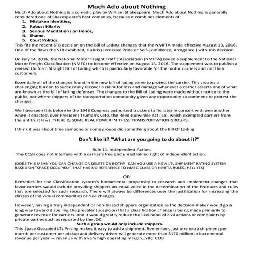 space much ado | PDF | Logistics and Transportation Industry | Industries