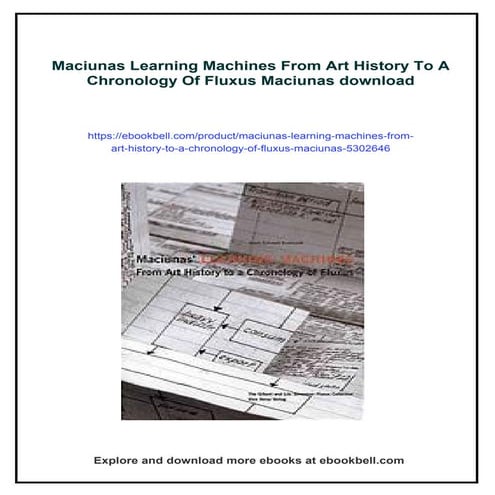 Maciunas Learning Machines From Art History To A Chronology Of Fluxus ...