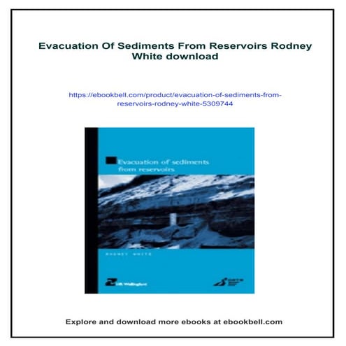 reservoir siltation and desiltation | PPTX