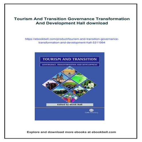 Tourism And Transition Governance Transformation And Development Hall | PDF