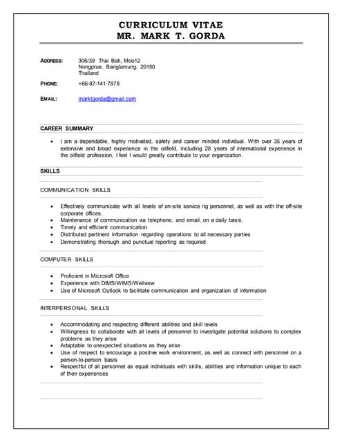 Rope Access CV UK | PDF