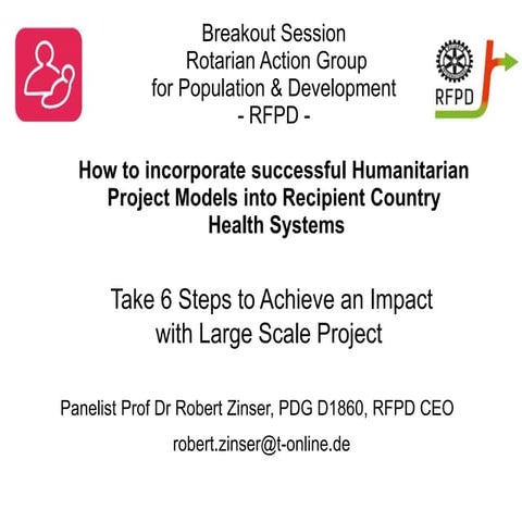 How to Incorporate Successful Humanitarian Project Models Into ...
