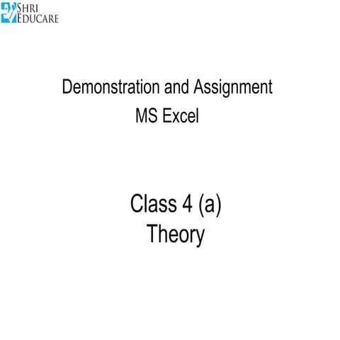 Microsoft Excel formula and functions.ppt