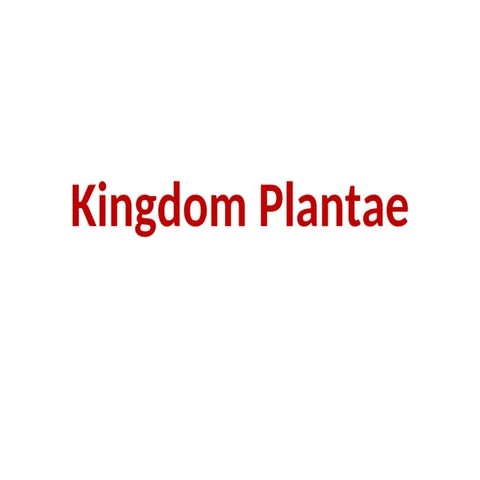 Evolution of plants through different geological time scale | PPTX