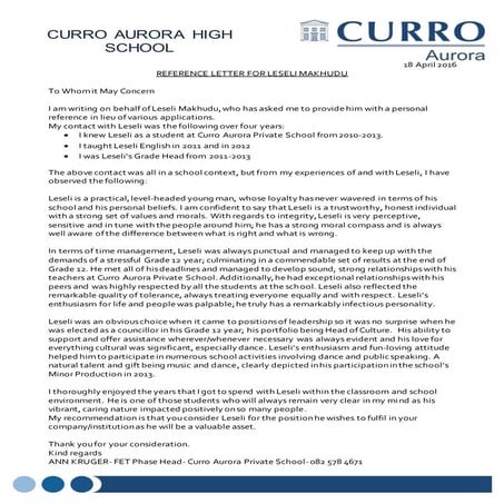 Reference for Leseli | DOCX