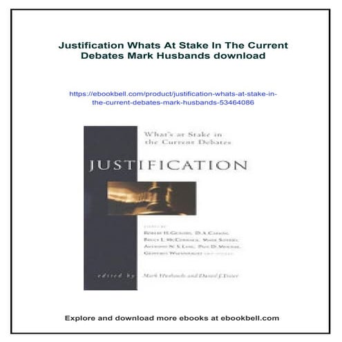 Understanding Justification.ppt format.. | PPTX